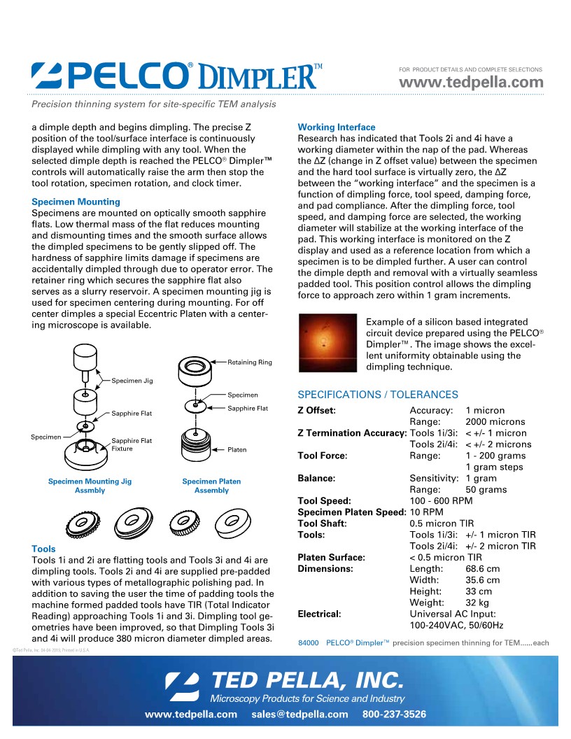 PELCO DImpler > TED PELLA | 나노파이오니아